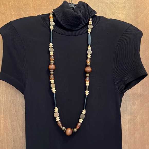 Bakers | Jewelry | Bakers Long Beaded Necklace | Poshmark